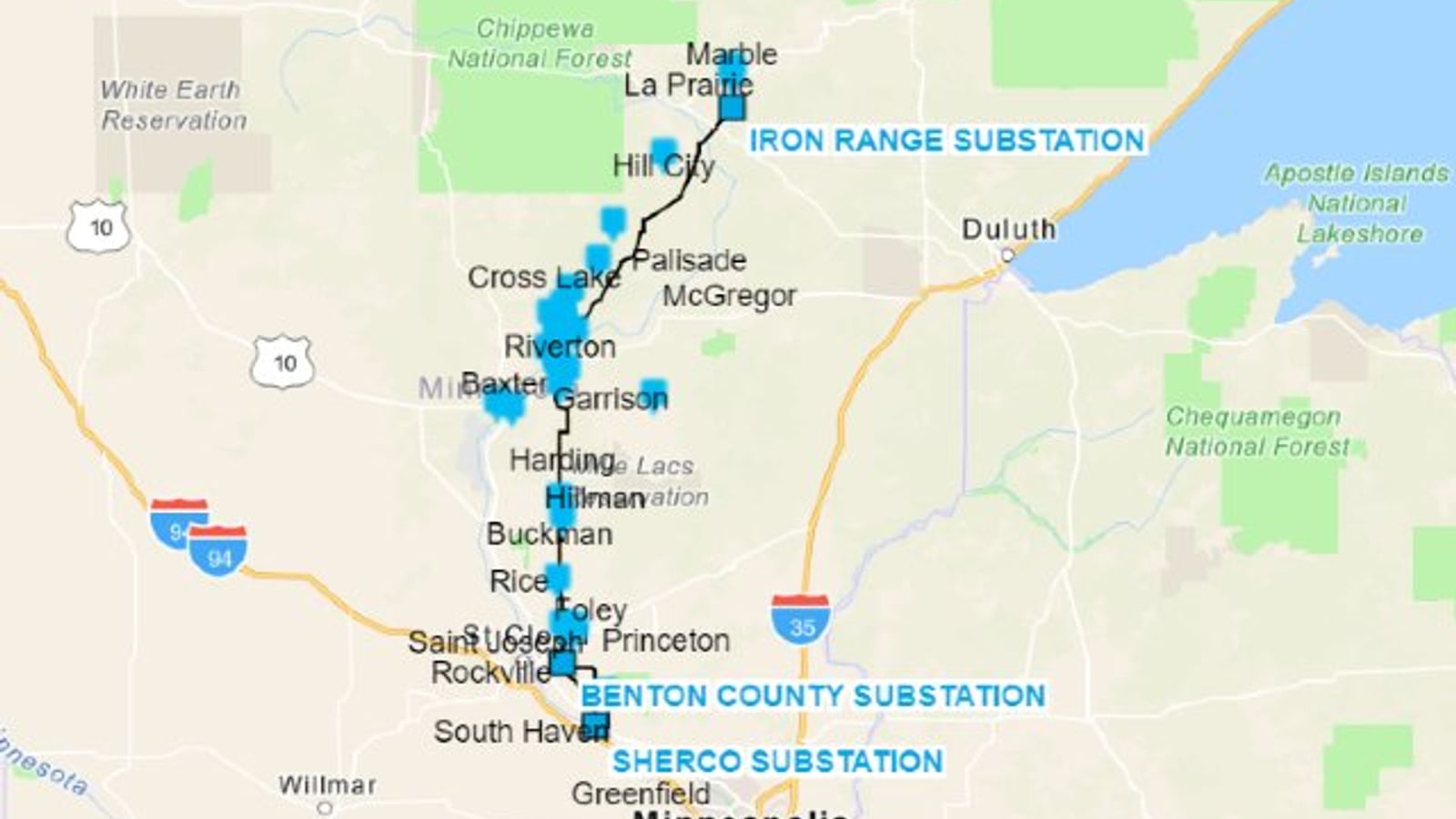 Applications filed for joint 345kV Minnesota transmission line project ...