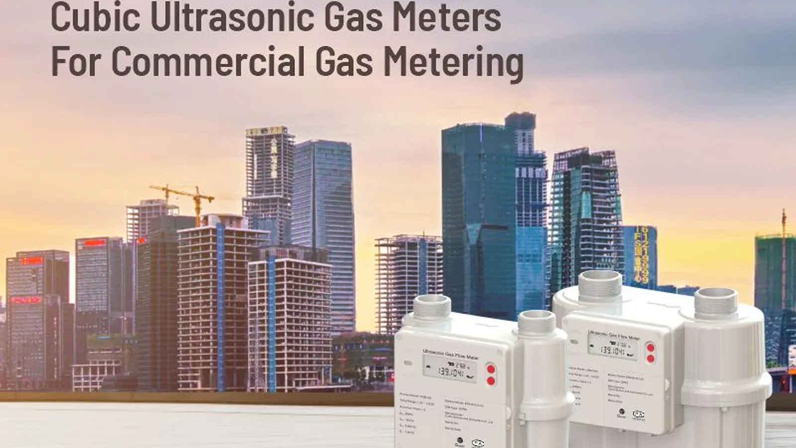 Cubic ultrasonic gas meters for commercial gas metering | Enlit World