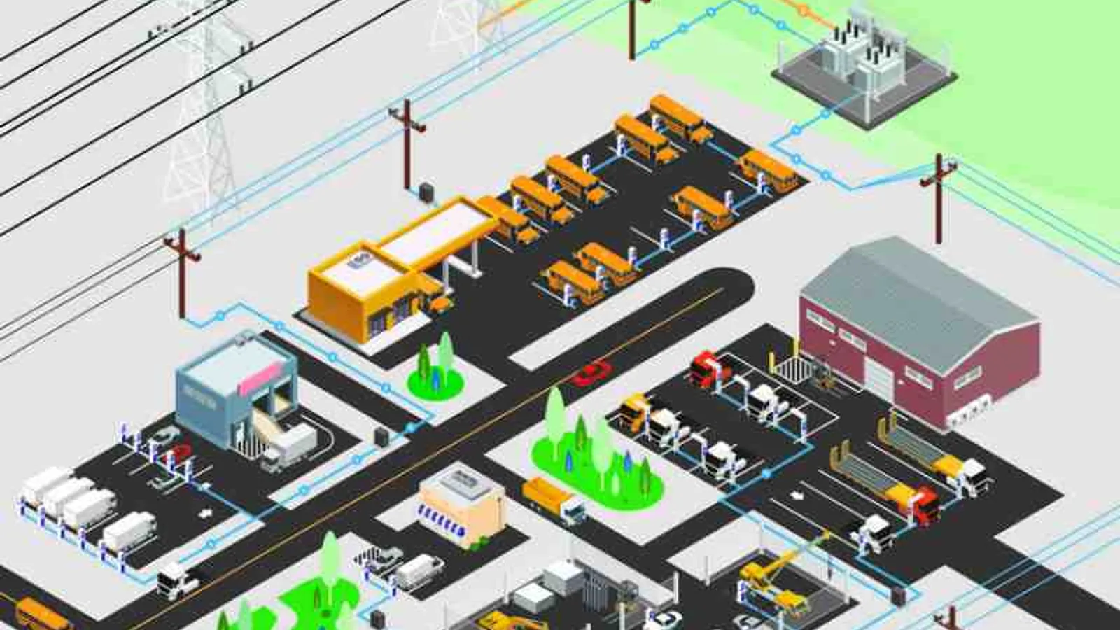 Accommodating the US grid for heavy-duty transport electrification ...